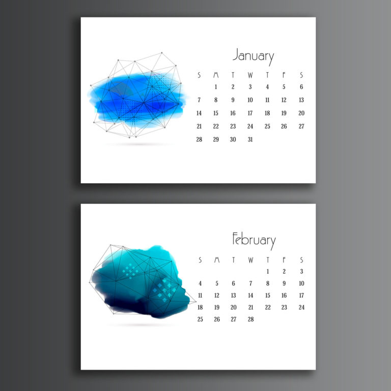 24 Stunning Calendar Designs for Inspiration (Updated!) | PrintRunner Blog